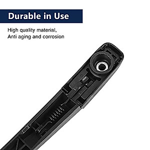 X AUTOHAUX Car Rear Windshield Wiper Blade Arm Set for Chrysler Pacifica 2016-2020 14 Inch
