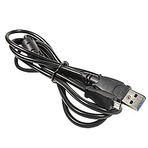 HQRP USB Cable/Cord Compatible with Kodak EASYSHARE C653, C663, C703, C713, C743, C763, C875, C913, CD33, CD40 Digital Camera
