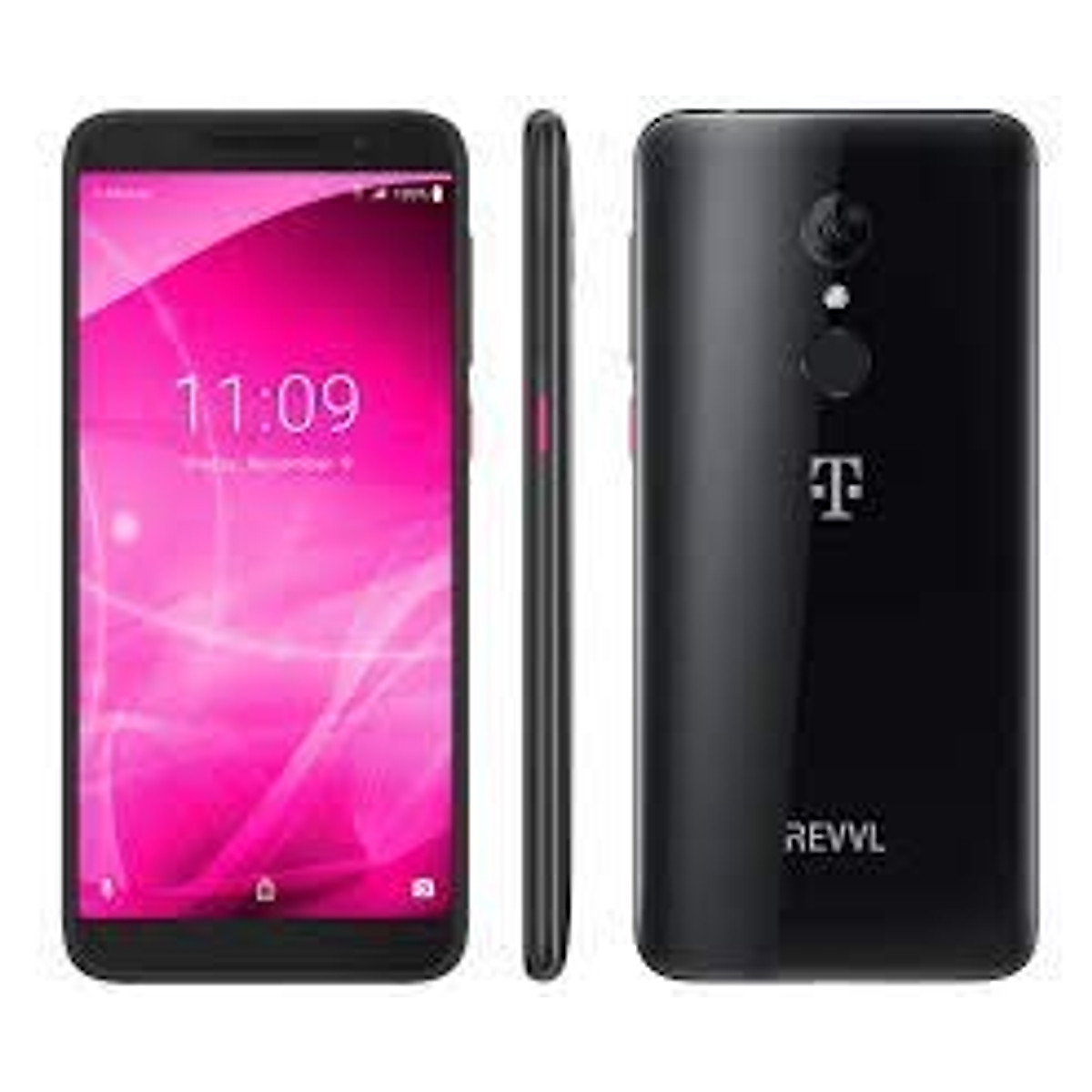 T-MOBILE REVVL 2 32GB BLK Phone (Black) (Renewed)