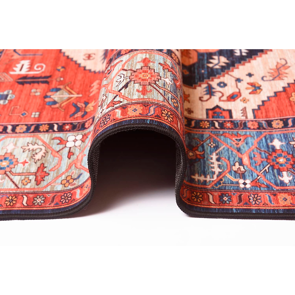 Round Compass Rug, Ethnic Circle Rug, Mandala Pattern Round, Round Decor Rug, Non Slip Rug for Living Room Bedroom, Non-Slip Rug, Floor Area Rug, Home Décor 01,Housewarming Gift, 3D Carpet, Ethnic.