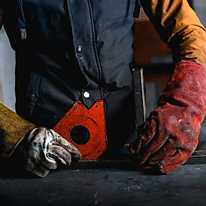 ABN Arrow Welding Magnet Fabrication Holder - 50lb Strong Positioning Square Welding Table Magnet Clamp for 45, 90, 135 Degree Angles