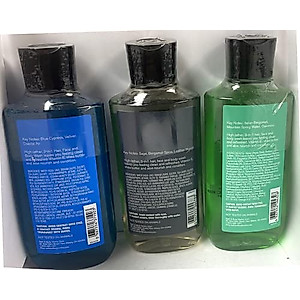 Bath and Body Works 3 Pack 2-in-1 Hair + Body Wash Freshwater, Graphite and Ocean. 10 Oz.