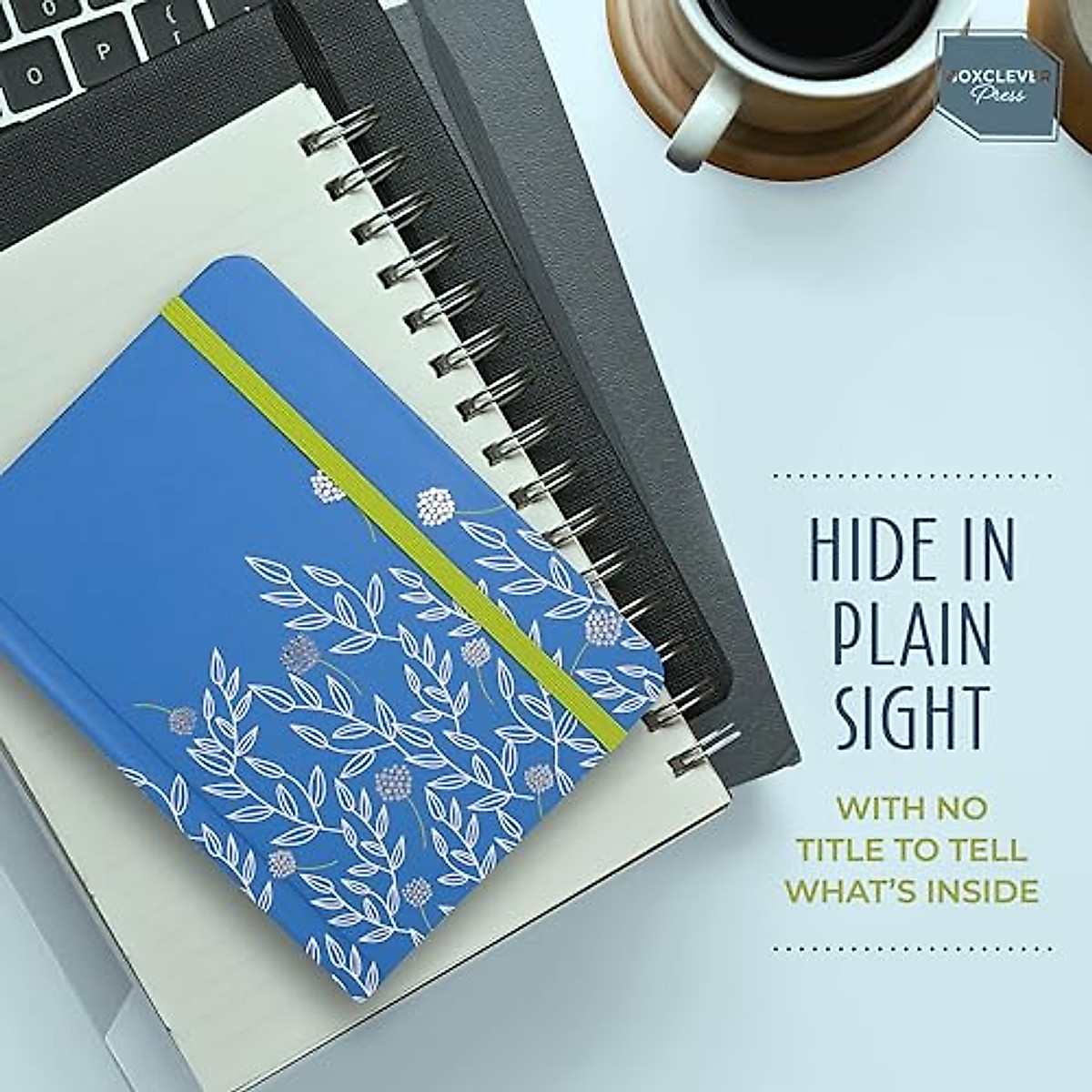 Boxclever Press Password Book. Never Forget a Password Again! Untitled Password Keeper Book to Keep Your Internet Details Safe. Password Book with Alphabetical Tabs for Home Or Office - 6 x 4.5''