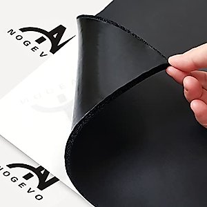 Nogevo 197mil(5mm) 18sqft 2in1 Butyl & Foam Composite Sound Deadener for Car - Enhanced Auto Vibration Dampening & Sound Deadening Mat- Automotive Heat Shield Pad for Garage Door Trunk Hood Engine
