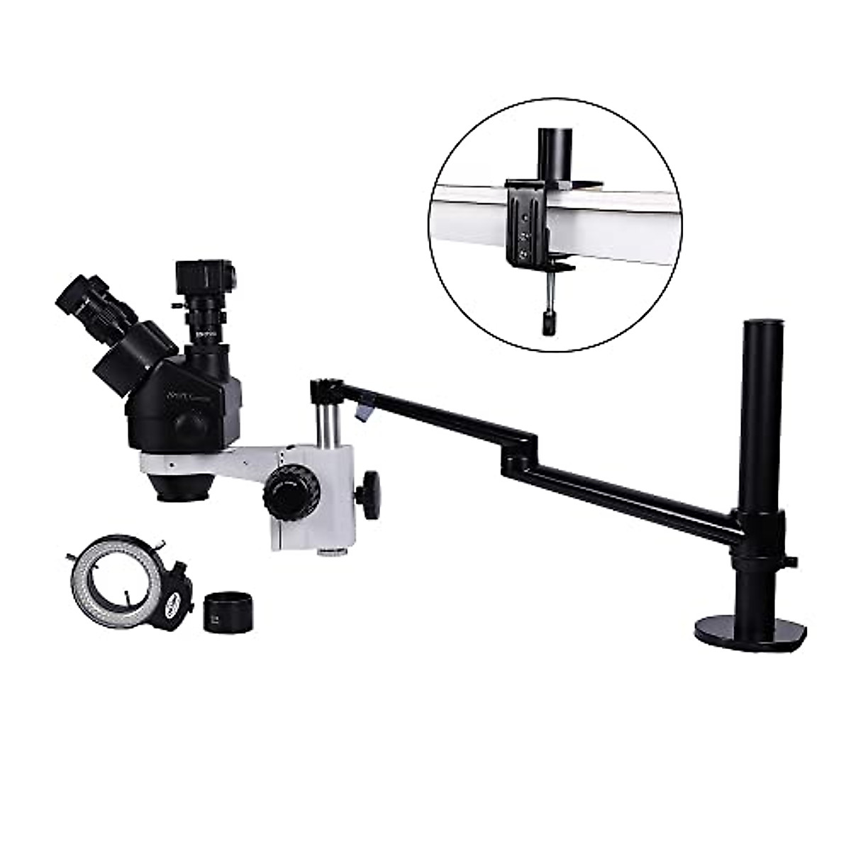 LXXSH Adjustable Microscope Stand Holder Metal 25MM Pillar Binocular ...