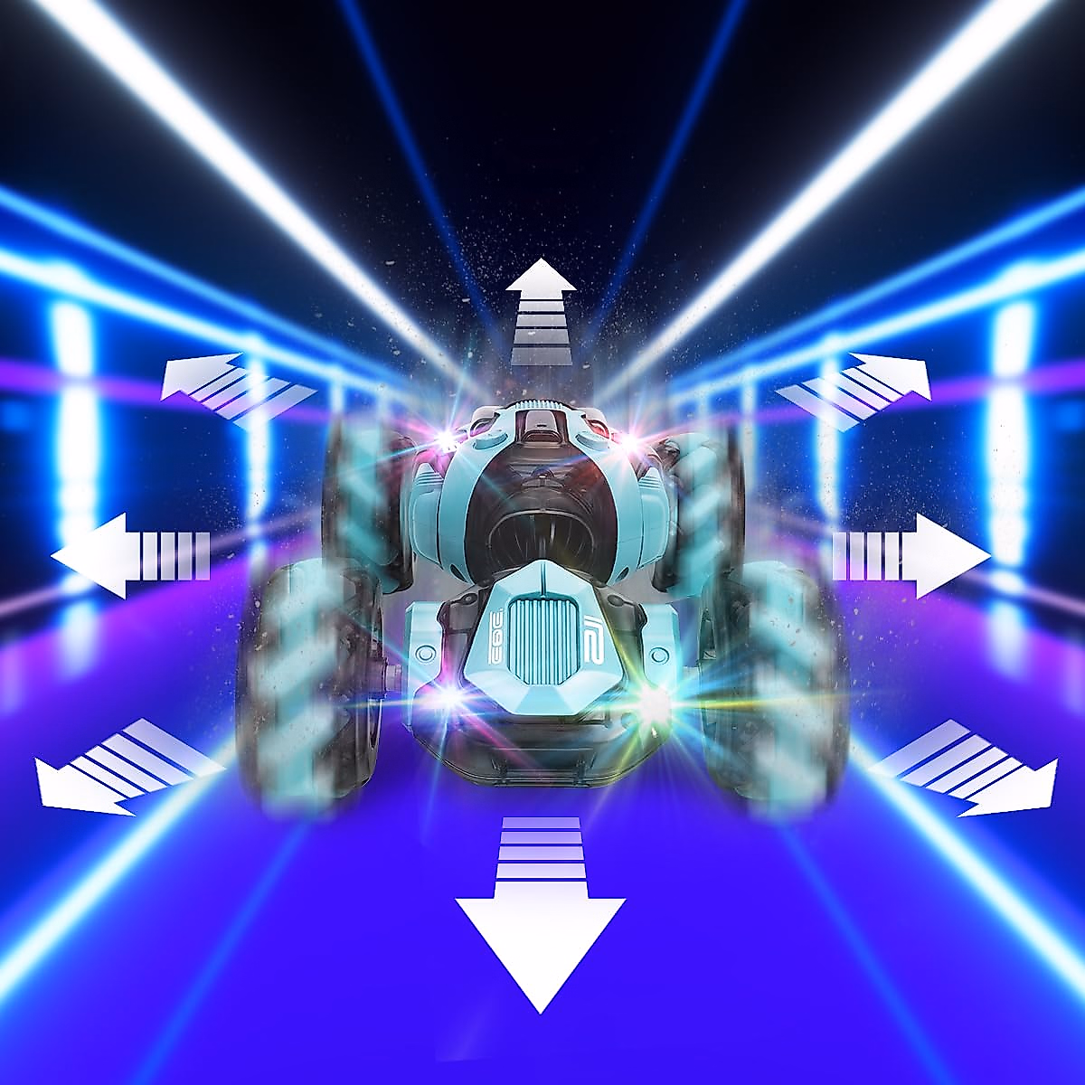 ZMMB Gesture Sensing RC Stunt Car - Best Gifts for Boys 6-12 Year Old 360° Rotating 4WD Remote Control Transform Hand Controlled Car Birthday Presents for Kids Age 7 8 9 10 11 yr