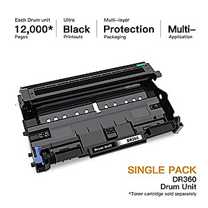 E-Z Ink (TM) Compatible Drum Unit Replacement for Brother DR360 DR 360 to use with DCP-7040 DCP-7030 MFC-7840W MFC-7340 MFC-7440N HL-2140 HL-2170W HL-2150N (1 Drum Unit)