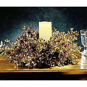 6" Outdoor Battery Operated Candle Waterproof Led Pillar Lights Flickering Flameless Candles with Timer Realistic Fake Electric Pillars for Lantern Garden Wedding Halloween Christmas Decorations,White