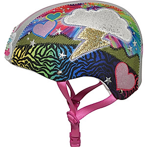 Raskullz Girls Loud Cloud Sparklez Helmet , Loud Cloud Ages 5+ (Adjustable)