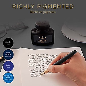 Parker 1950375 Quink Ink Bottle, Black, 57 ml