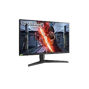 LG 27” 27GN75B-B HDR10 IPS FHD 1ms Ultragear™ Gaming Monitor with 240Hz Refresh Rate, Adaptive-Sync (FreeSync™) Technology & is Compatible with NVIDIA G-Sync®,Black