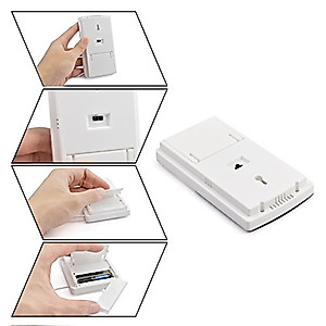 iKKEGOL Dual Sensor LCD Display Indoor Outdoor Digital Thermometer Hygrometer with Max Min Memory