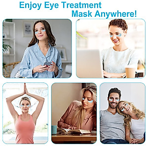 LAVONE Under Eye Patches-30 Pairs Hydrating & Anti-aging Eye Mask Skin Care for Dark Circles and Puffiness,Reduce Wrinkles,Eye Bags and Fine Lines,Eye Masks for Women and Man,with Hair Clips