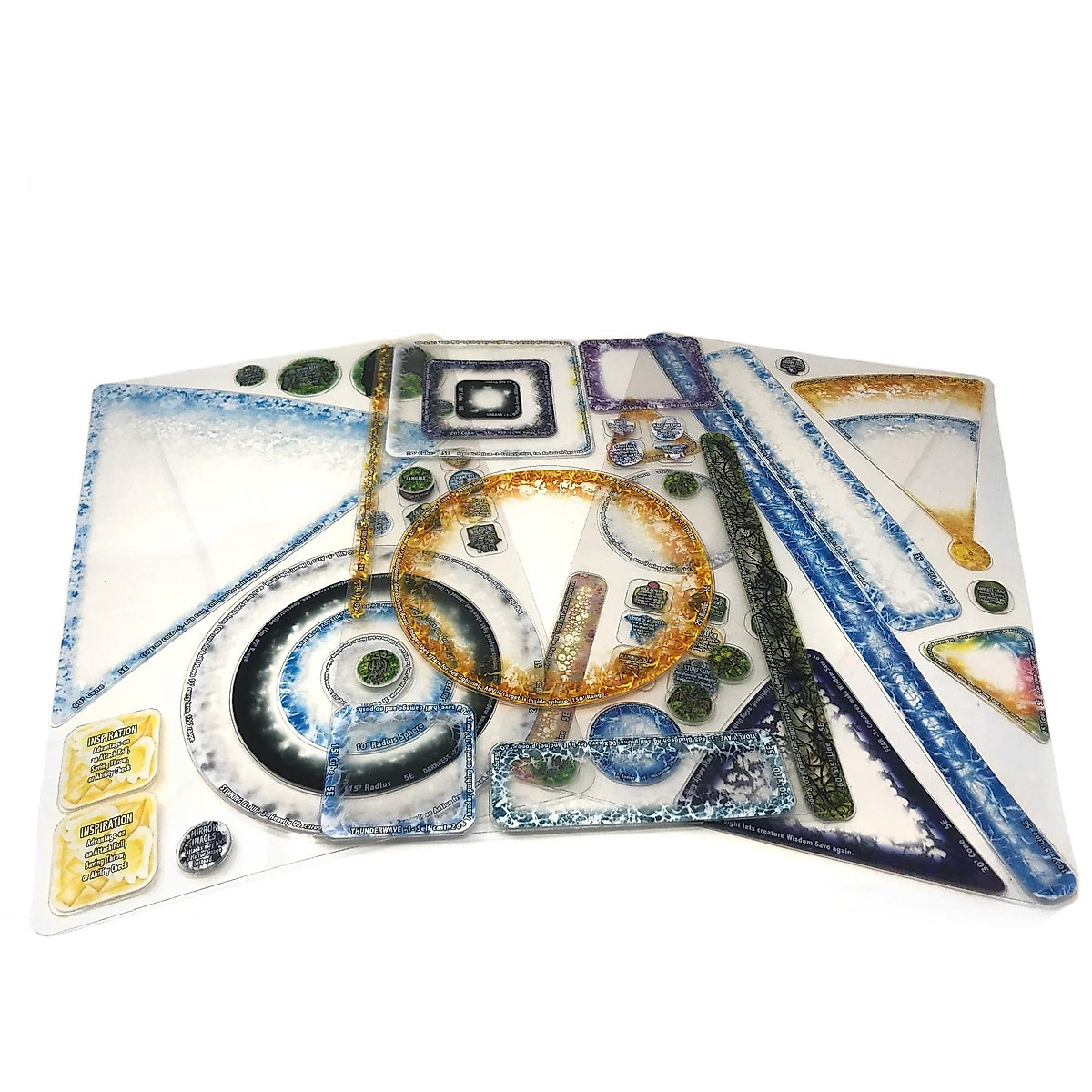 Arcknight Spell Effects Templates for D&D 5E; 24pc Markers for AOE ...