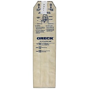 Oreck Genuine Odor Fighting HEPA Vacuum Cleaner Bags for Magnesium Upright, Pack of 6, LWPK6OH, Tan