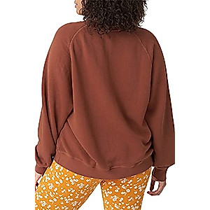 Bandier x Sincerely Jules_The Juniper Crew Neck Sweatshirt Sunbaked-M