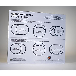 Bachmann Trains SnapFit EZ TRACK LAYOUT EXPANDER SET NICKEL SILVER Rail With Grey Roadbed HO Scale, Medium