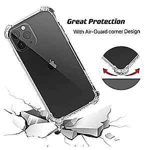 Chirano Case Compatible with iPhone 13, Only for 6.1 Inch 2021 New Model, Clear case, 4 Corners Shockproof Protection