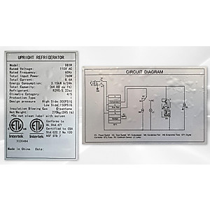 Elite Kitchen Supply Commercial Reach In Refrigerator, ETL NSF 3 Door Fridge Cooler Merchandiser, 83" W 64 cu.ft. Stainless Steel Interior