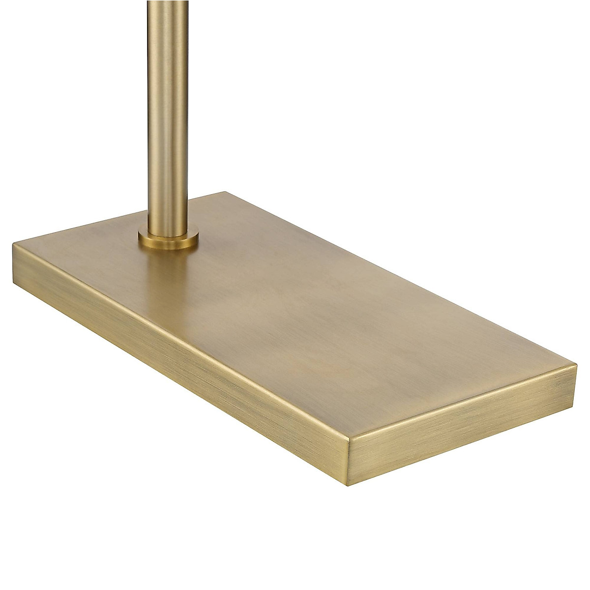 Possini Euro Design Keegan Traditional Swing Arm Pharmacy Floor Lamp 54 1/4" Tall Warm Gold Adjustable Metal Shade Decor for Living Room Reading House Bedroom Home Office House