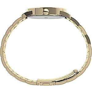 Timex Men's Easy Reader 38mm Watch – Gold-Tone Case Cream Dial with Gold-Tone Stainless Steel Bracelet