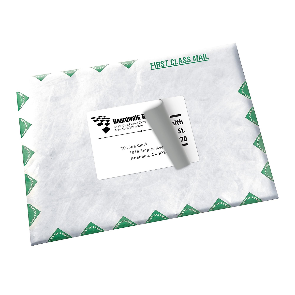 Avery Shipping Address Labels, Laser Printers, 400 Labels, 3-1/2 x 5, Permanent Adhesive, TrueBlock (5168)