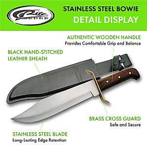SZCO Supplies Stainless Steel Bowie Knife
