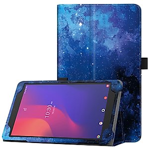 Famavala Folio Case Cover for T-Mobile Alcatel Joy Tab 2 8-inch Tablet Model 9032Z 2020 Released (BlueSky)