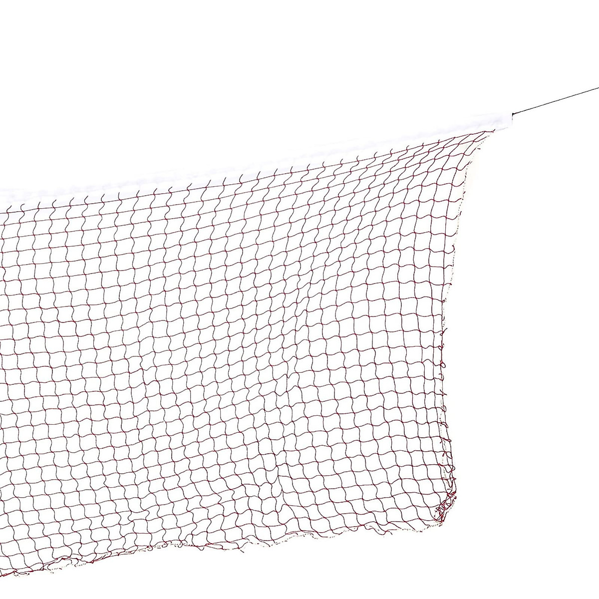 VGEBY1 Badminton Net, Adjustable Foldable Training Badminton Regulation Nets, Badminton Training Mesh for Outdoor Sports(Jujube Red)