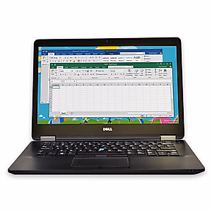 Dell Latitude E7450 14" Laptop, Intel Core i7 5600U 2.6Ghz, 16GB DDR3, 256GB SSD Hard Drive, HDMI, Webcam, Windows 10 (Renewed)