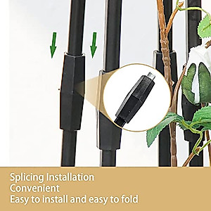 Garden Trellis for Climbing Plants - Trellis for Potted Plants, Garden Trellis for Climbing Plants for Outdoor Climbing Support, Metal Wire Pot Trellis, Rose Tree, Sweet Pea, Frame Stand for Garden