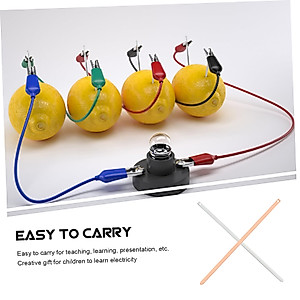 Lurrose 1 Set Zinc Anode Copper Plate Copper Zinc Electrode Strip Zinc Tablets