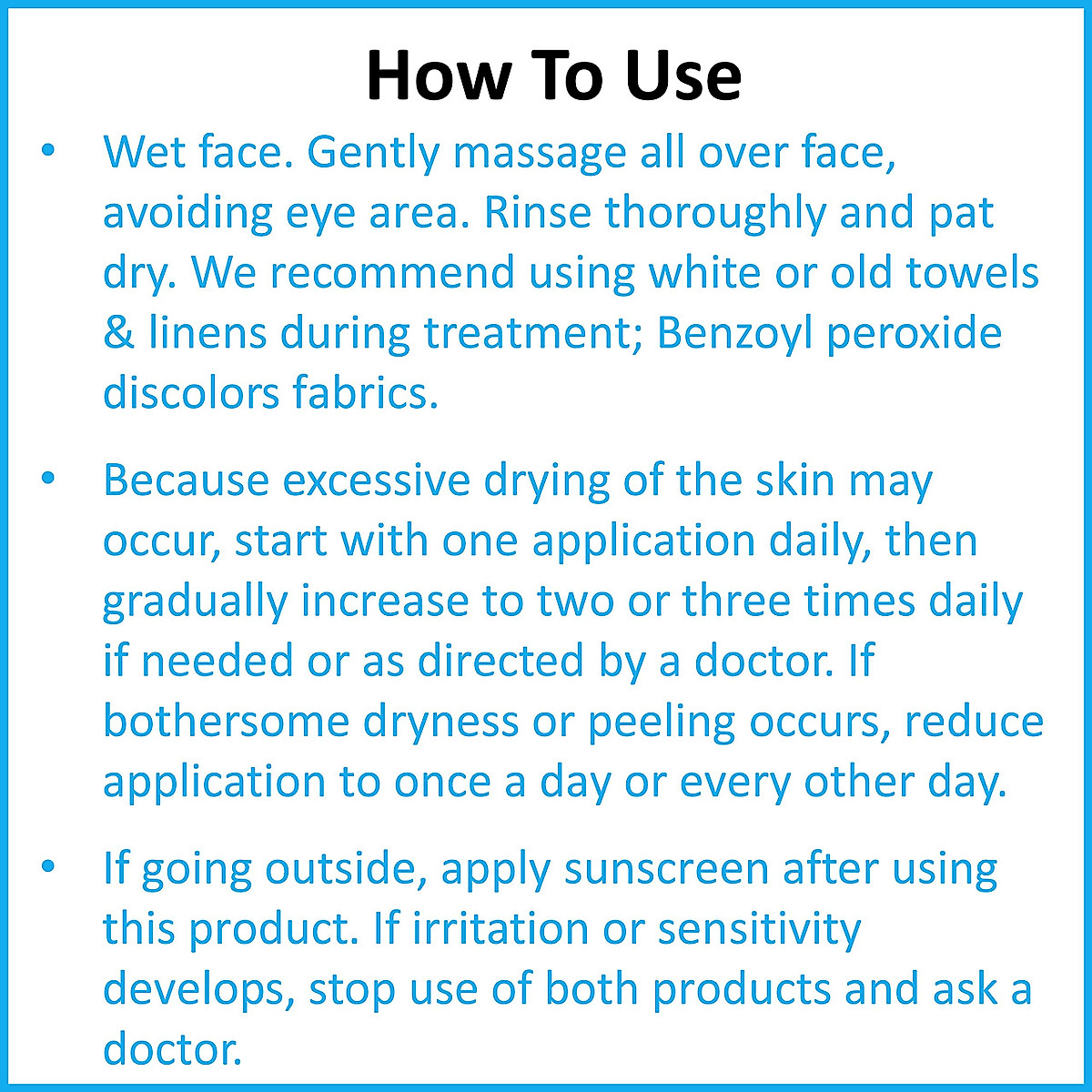 Tutta La Pelle Benzoyl Peroxide 5% Wash Acne Treatment Face Wash & Body Wash -Butt & Back Acne Treatment 6.7 oz