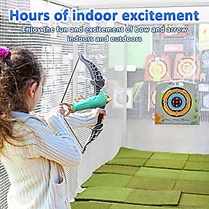 Britik Bow and Arrow for Kids Toys - Archery Set with 20 Suction Cup Arrows, Gifts for Boys Girls Toddler Age 4 5 6 7 8 Year Old