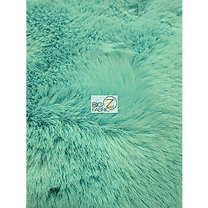 Beaver Shag Faux Fur Fabric Sold by The Yard DIY Coats Costumes Scarfs Rugs Accessories Fashion (Black)
