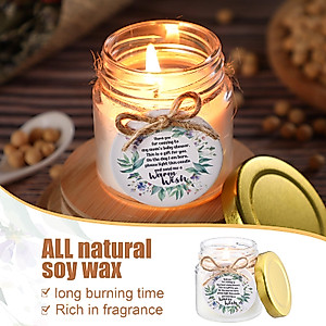 Threlaco 40 Pcs Baby Shower Candle Favors Bulk Lavender Scented Jar Candle Floral Rustic Glass Candle Baby Shower for Baby Shower Gender Reveal Party