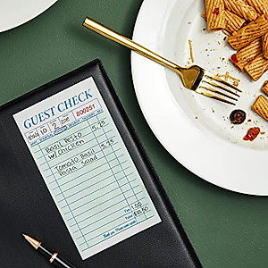 Juvale 10 Pack Restaurant Server Note Pads with Carbon Copy for Guest Checks, Waiter, Waitress 500 Total Tickets (3x7 in)