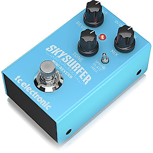 TC Electronic SKYSURFER MINI REVERB Studio-Quality Reverb with 3 Award Winning TC Electronic Algorithms, now with a Compact Footprint