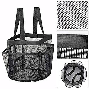 ReaseJoy 2 Pack Mesh Shower 8 Pockets Toiletry Tote Bag Portable Shower Caddy Swimming Pool Bathroom Quick Dry