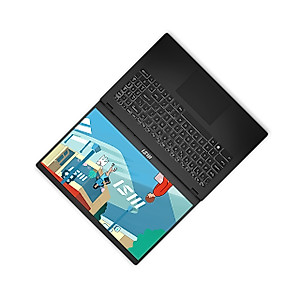 MSI Modern 15 15.6" Laptop: Intel Core i5-1155G7, Intel Iris Xe, 16GB DDR4, 1TB NVMe SSD, 180-Degree Lay-Flat, USB Type-C, MicroSD Card Reader, Win 11 Pro: Classic Black B11M-023US