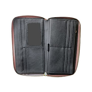 Steve Madden Womens Zip Around Wallet Pink