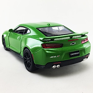 Kinsmart 2017 Chevrolet Chevy Camaro ZL 1 Green Color 1:38 DieCast Model Toy Car Collectible