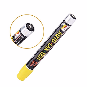 Paint Thickness Tester, Car Body Damage Detector Crash Check Car Coating Film Water Resistant Paint Thickness Meter Magnetic Tip(As Shown)