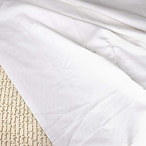 Urban Villa Cotton Thermal Blanket Made from 100% Soft Premium Cotton, Plain Weave, White, Twin 66"x 90", Perfect for Layering in Bed, LINT Free
