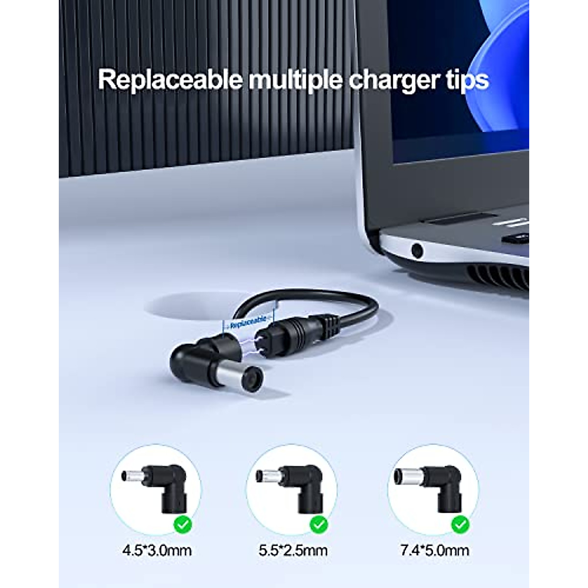 Charger for MSI Gaming Laptop - (UL Certified Safety), 180W, 150W, 120W, Round Connector