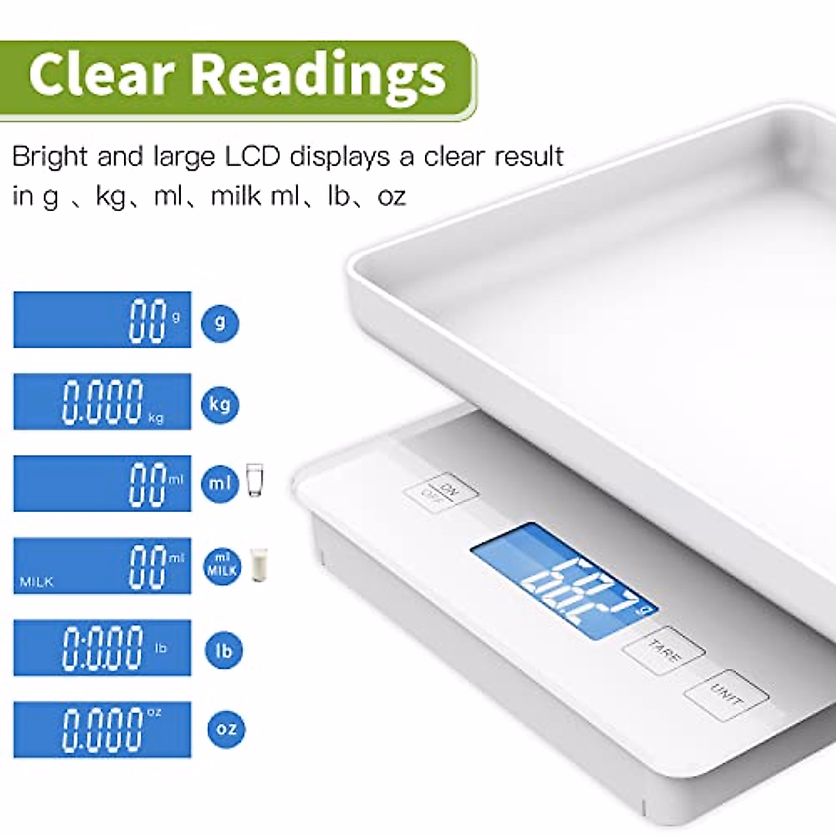 MINDPET-MED 11lbs/0.1g Pet Scale for Small Animal, Whelping Scale, Guinea Pig Weighing Scale, High Precision 0.003oz, Suitable for All Newborn Pets, Kittens, Turtles,