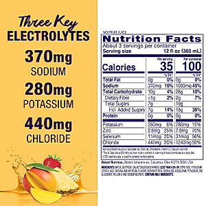 Pedialyte AdvancedCare Tropical Fruit Electrolyte Solution, 33.8 Fl Oz Bottle