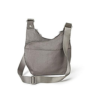 Baggallini Womens RFID Cross City Bagg, Sterling Shimmer