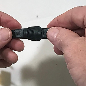 LED Twinkle Cluster Lights 52.5Ft Multi w/Green Strand Connect End to End Indoor Outdoor