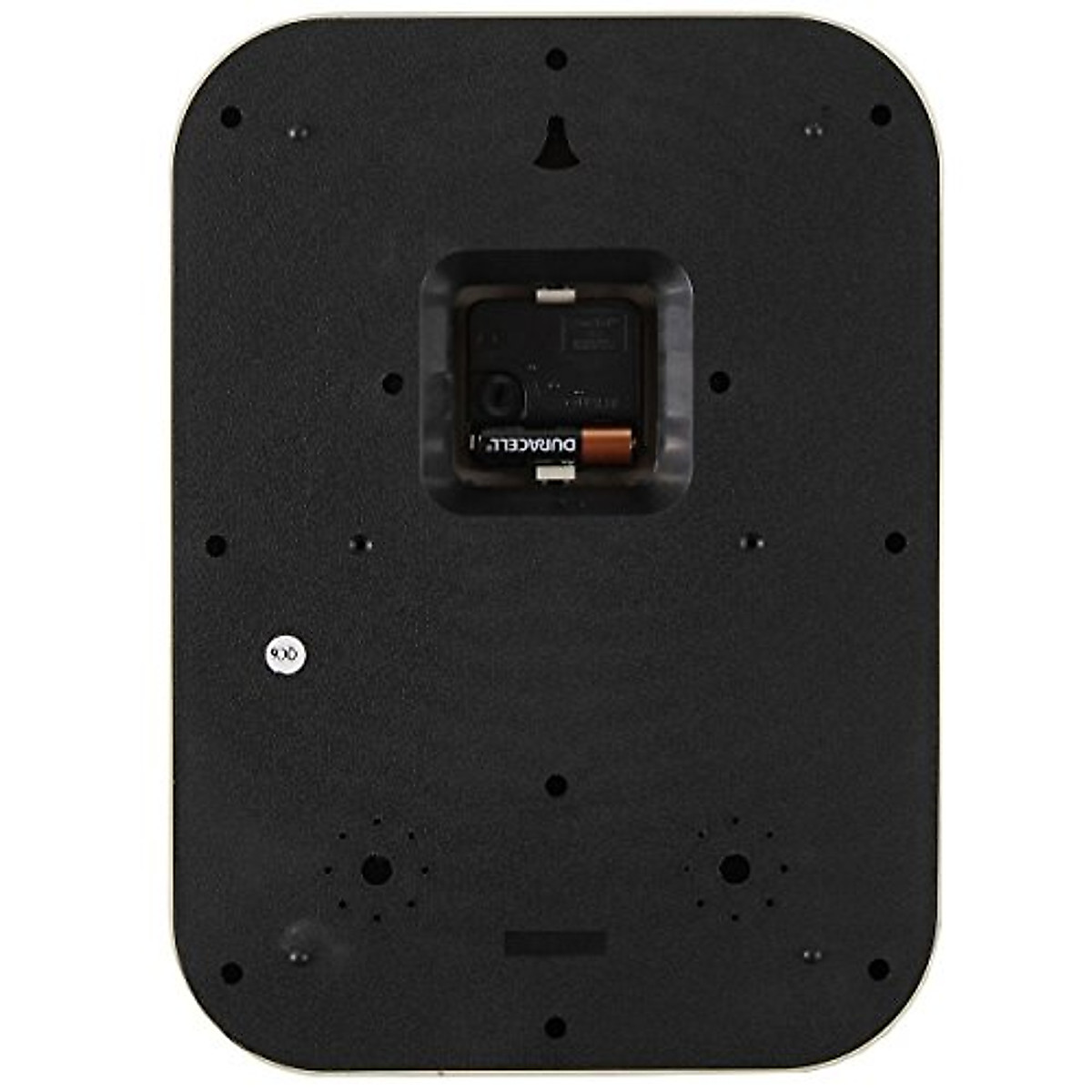 Lily's Home Retro Kitchen Wall Clock, with a Thermometer and 60-Minute Timer, Ideal for Any Kitchen, Turquoise (9.5 in x 13.3 in)